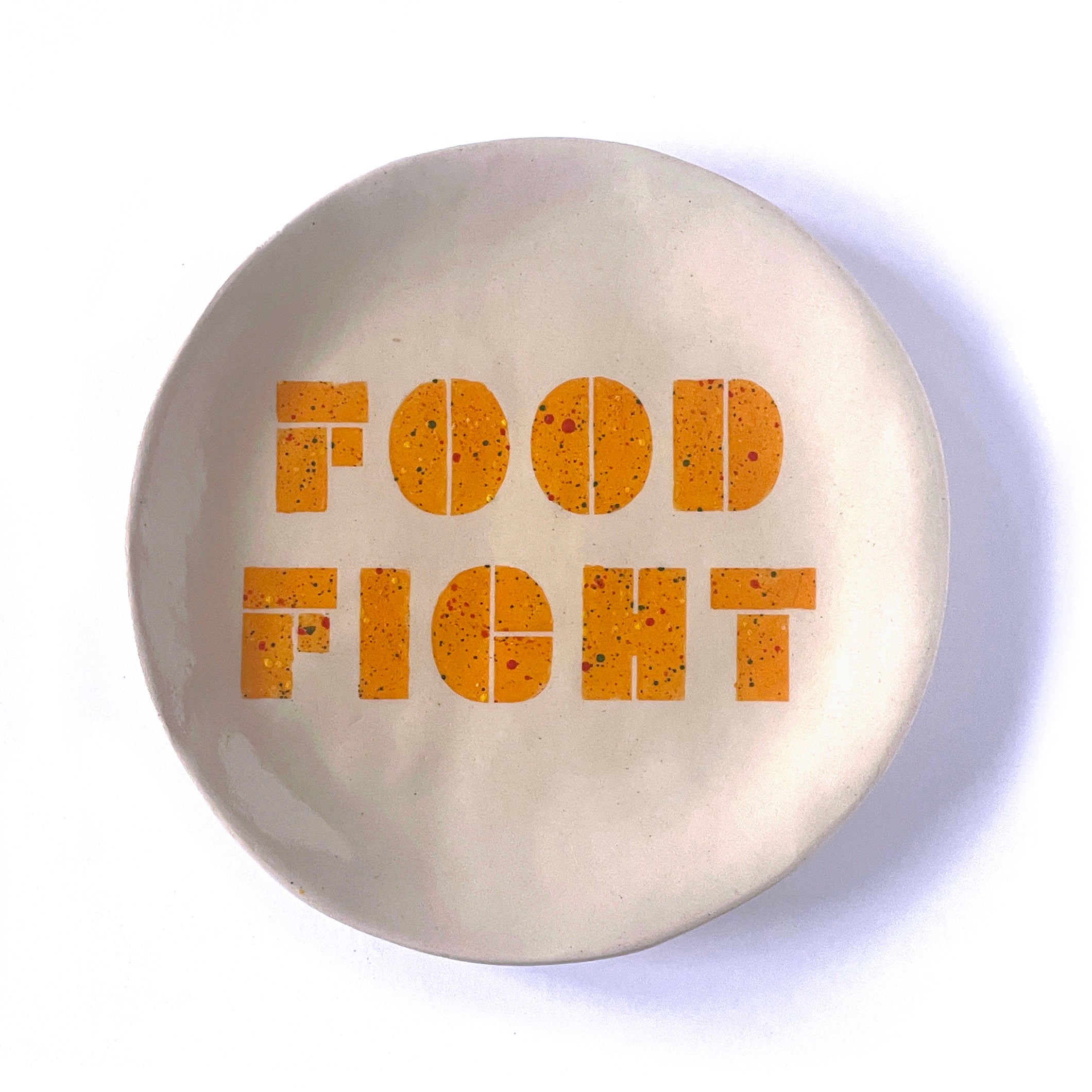 Animal House – 'Food Fight' Plate – Camden Clay